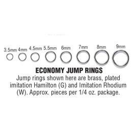 Jump Ring Size Chart 12 Gauge Shopping Jewelry Brass Jump Rings