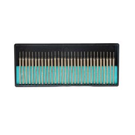 1mm Drill Bit Set of 30 - 1/8" Shank - 100 Grit