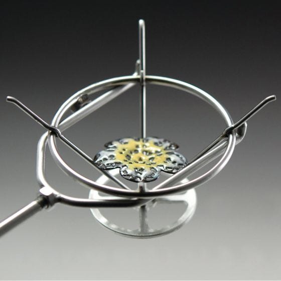 STAINLESS STEEL TORCHING BASKET FOR ENAMELING