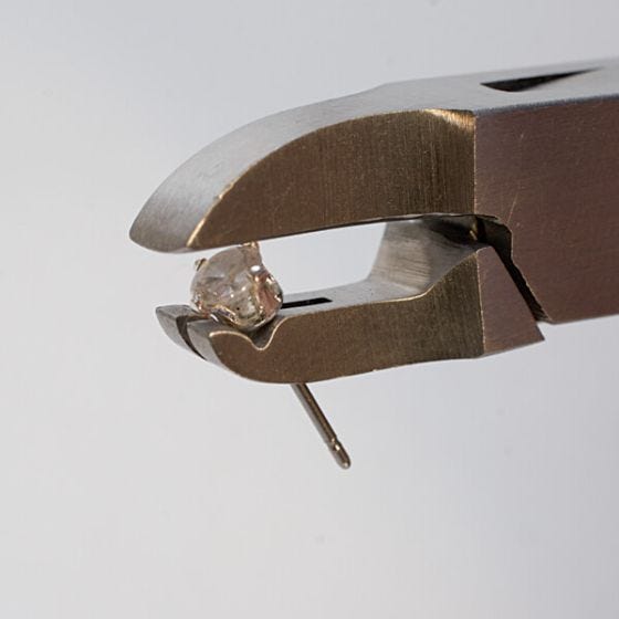 STONE SETTING PLIERS WITH GROOVE